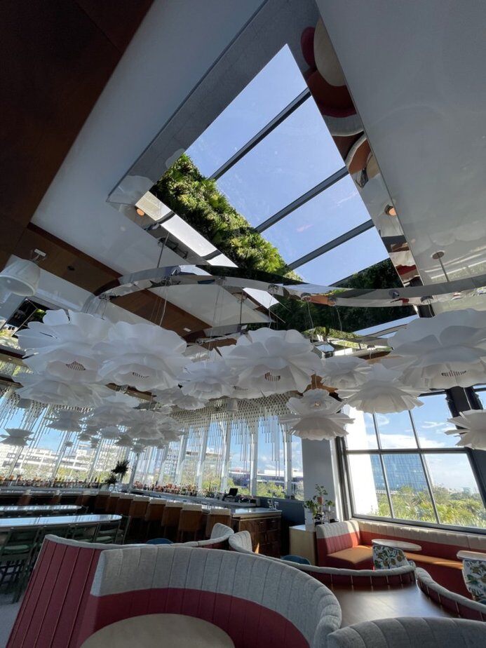 Artificial Plant Ceiling Covering - Ceiling Greenery Panels