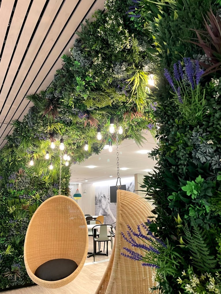 Artificial Plant Ceiling Covering - Ceiling Greenery Panels